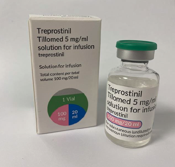 Treprostinil Tillomed 5mg/ml solution for infusion | tillomed